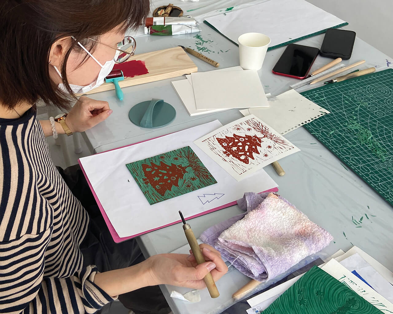 Printmaking Manual Machine (Plant-themed) - deTour 2022